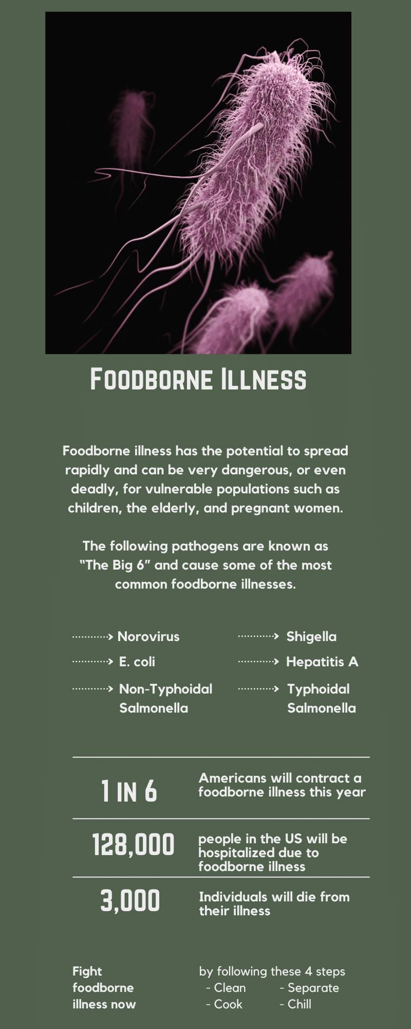 Foodborne Illness and How to Avoid Making Others Sick | Gleaners ...